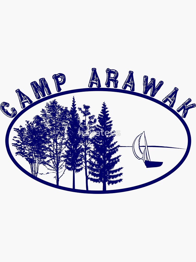 "Sleepaway Camp Arawak" Sticker for Sale by havatees | Redbubble