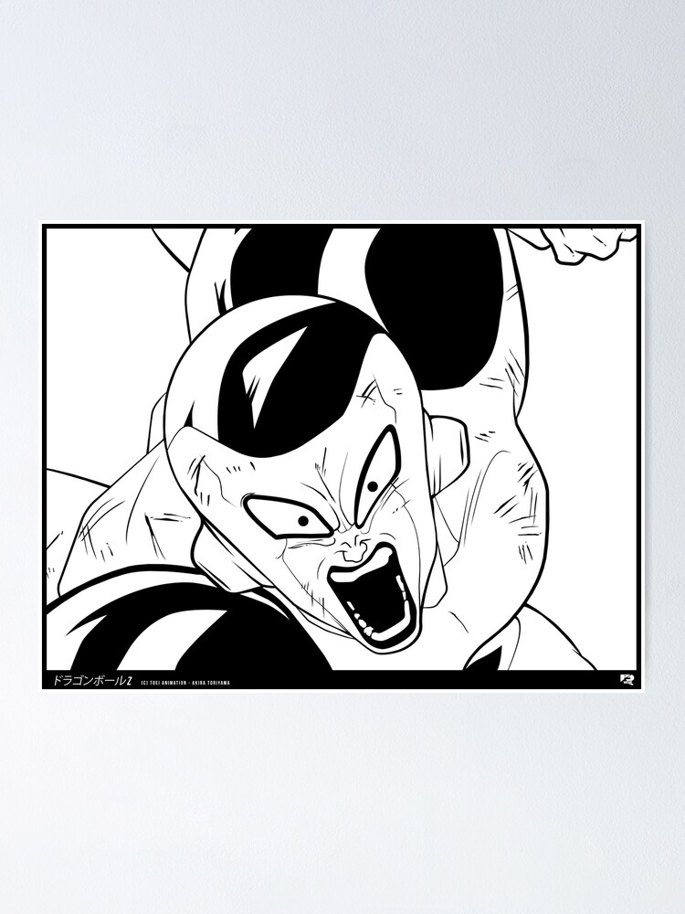 "Angry Frieza" Poster by Rukunetsu | Redbubble