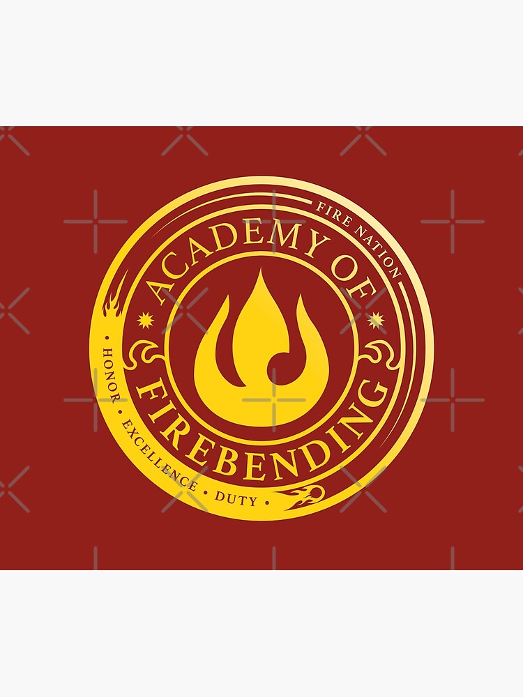 "ATLA Academy of Firebending: Avatar Inspired-Design" Art Print by ...