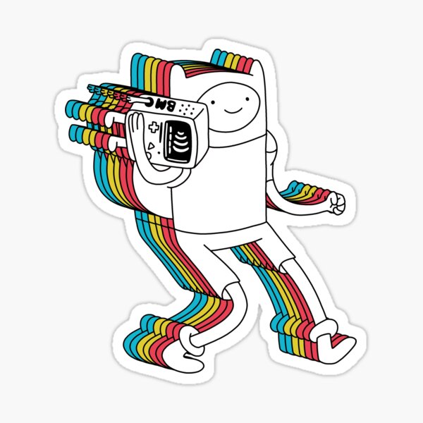 Adventure Time Bmo Stickers | Redbubble