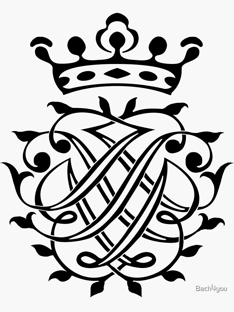 "Johann Sebastian Bach seal / monogram / coat of arms / insignia ...