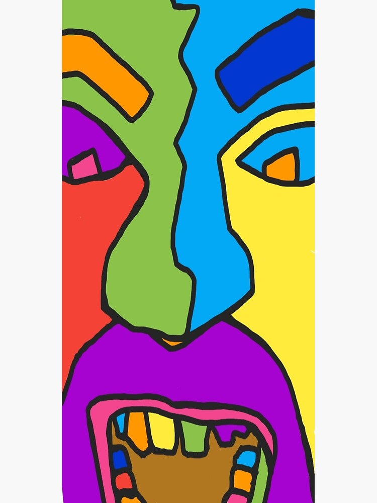 "Angry Face" Poster for Sale by Rookz100 | Redbubble