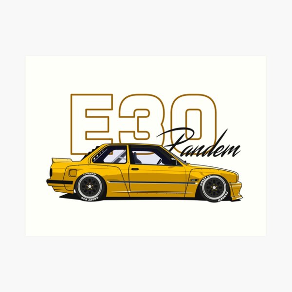 "E30 Pandem" Art Print by shketdesign | Redbubble