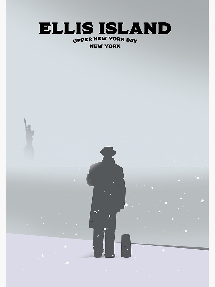 "Ellis Island New York - New York Bay vacation poster." Poster for Sale ...