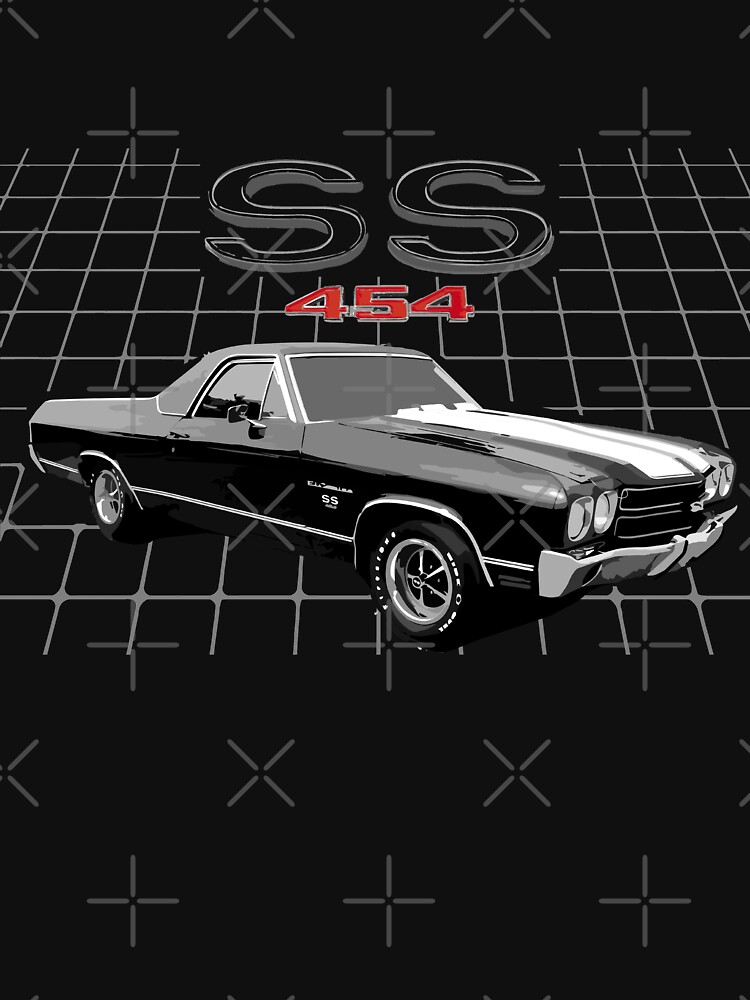 "1970 Chevy El Camino SS 454" T-shirt for Sale by FromThe8Tees ...
