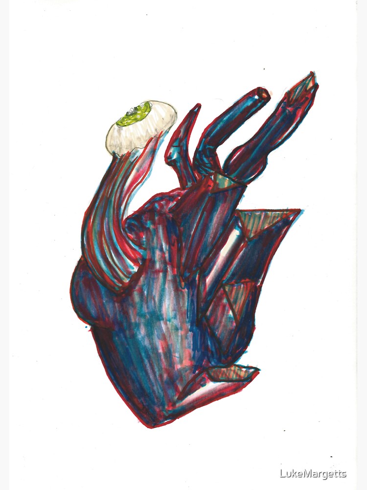 "Alien Heart" Sticker for Sale by LukeMargetts | Redbubble