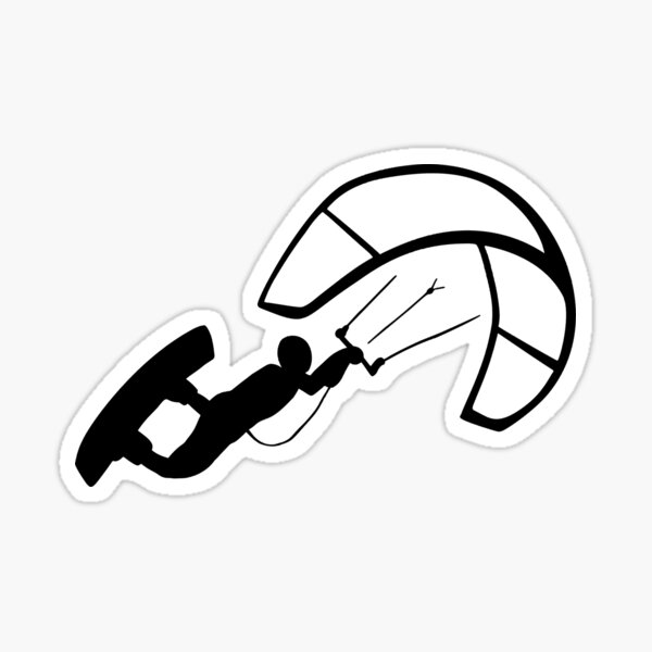Kite Kitesurf Stickers | Redbubble