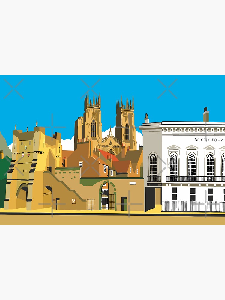 "York" Sticker for Sale by Richard O'Neill | Redbubble
