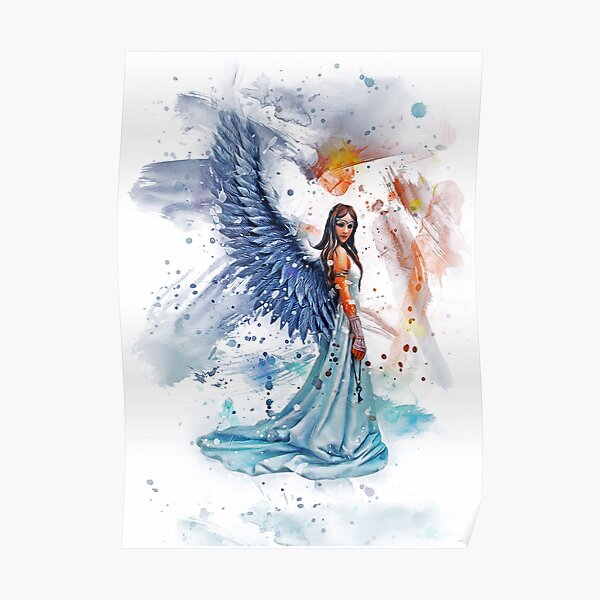 "Angelic Messenger" Poster for Sale by MitchellAK | Redbubble