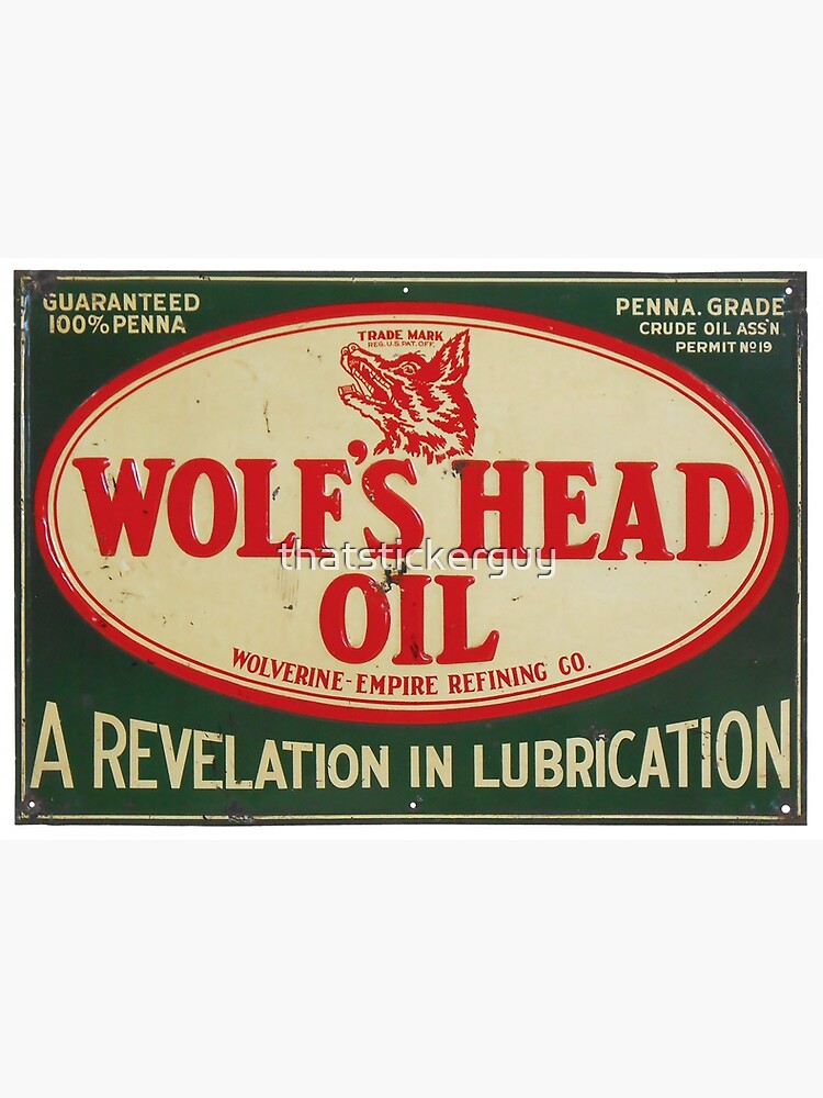 Vintage Motor Oil sign Premium Matte Vertical Poster sold by MIKE Chen ...