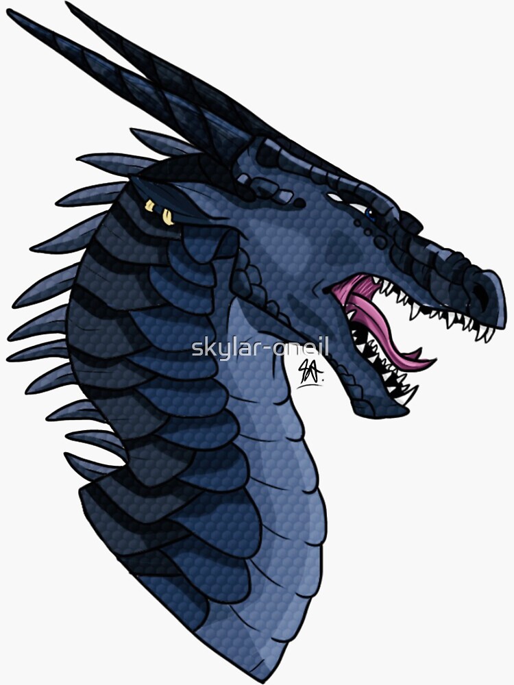"Wings of Fire Darkstalker " Sticker for Sale by skylar-oneil | Redbubble