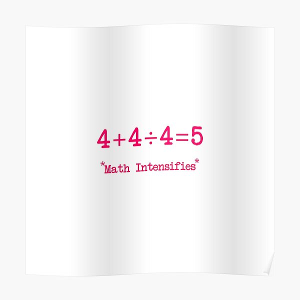 "Hardest Math Problem in the World Funny Equation" Poster by ...