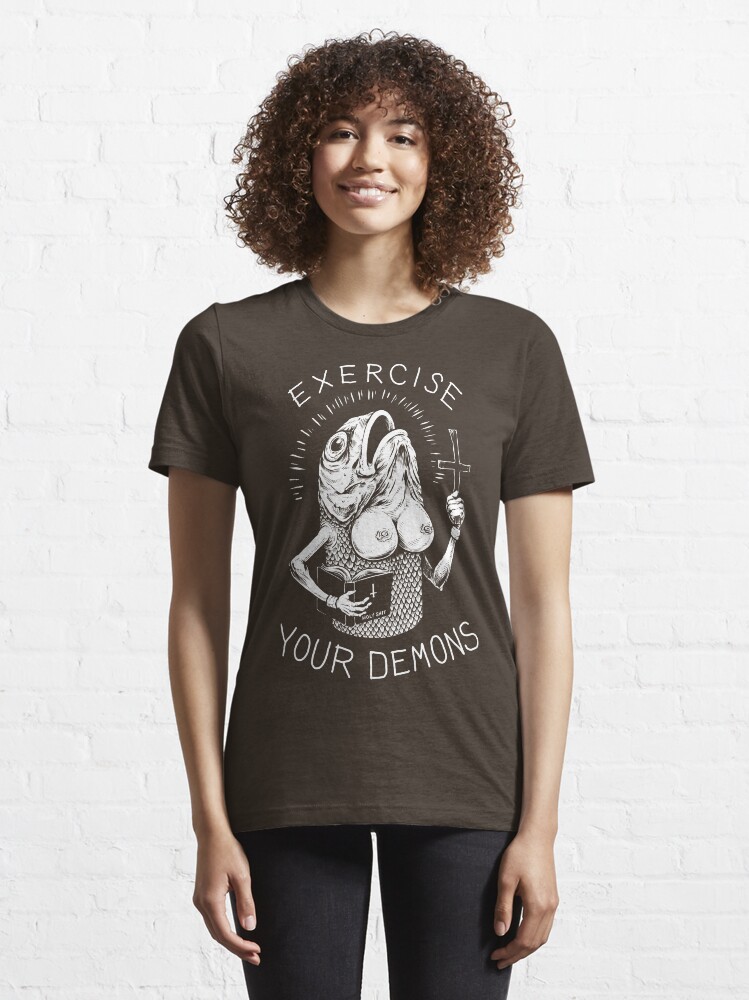 "Exercise Your Demons" T-shirt for Sale by KillerNapkins | Redbubble ...