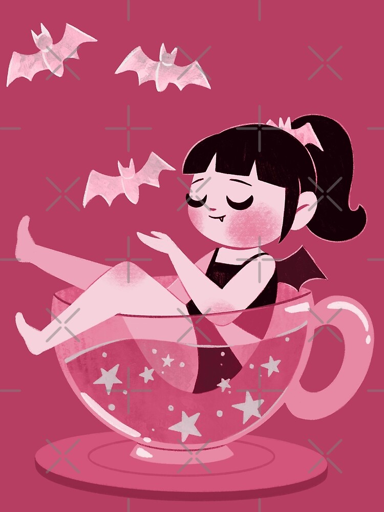 "Red Vampire Tea" Poster for Sale by lobomaravilha | Redbubble