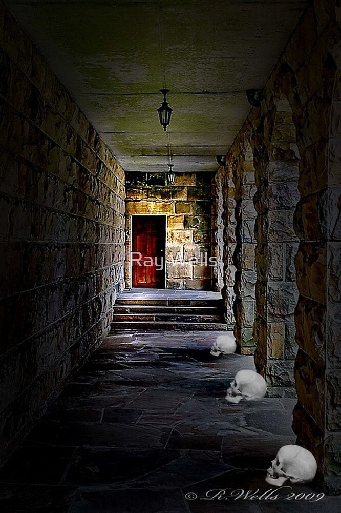 "Spooky Hall" by Ray Wells | Redbubble