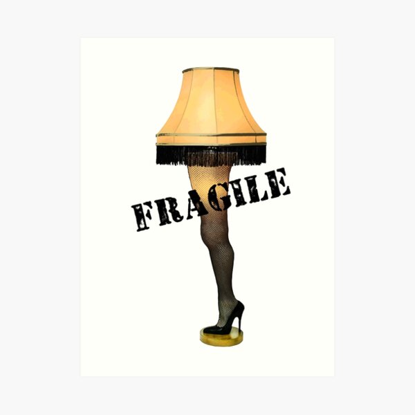 "Fragile Leg Lamp" Art Print for Sale by DAN13L | Redbubble