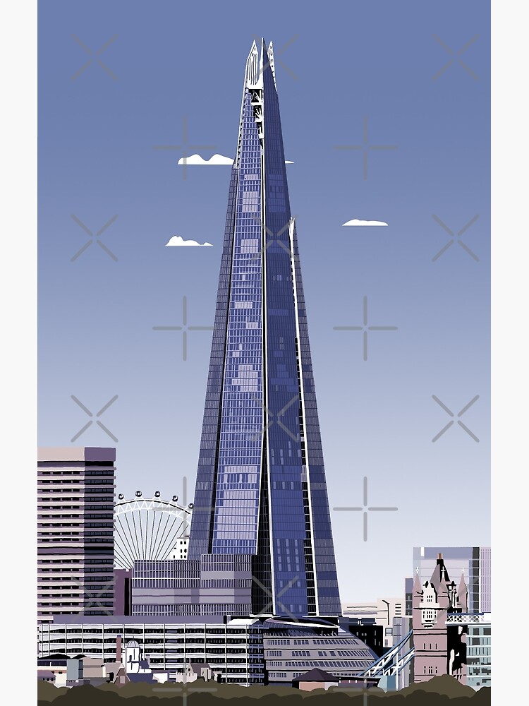 "The Shard, London" Greeting Card for Sale by richoneillart | Redbubble