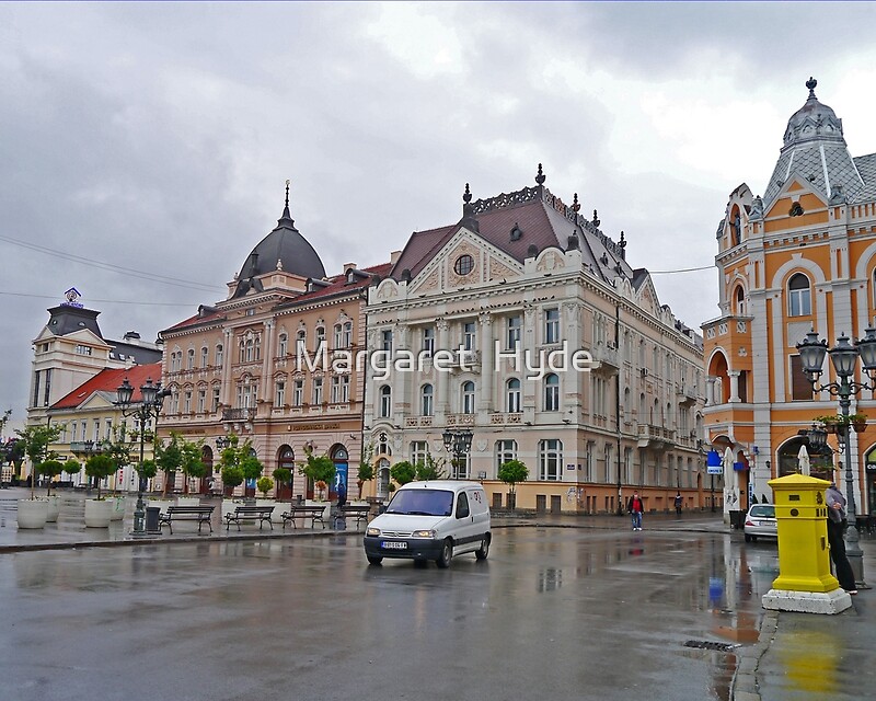 "Freedom Square, Novi Sad, Serbia" by Margaret Hyde | Redbubble