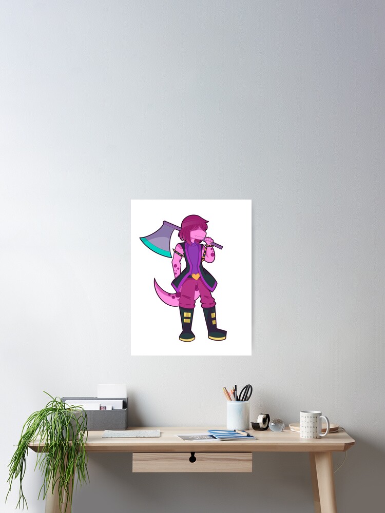 "Susie Deltarune Fanart" Poster for Sale by Omega-Flowey | Redbubble