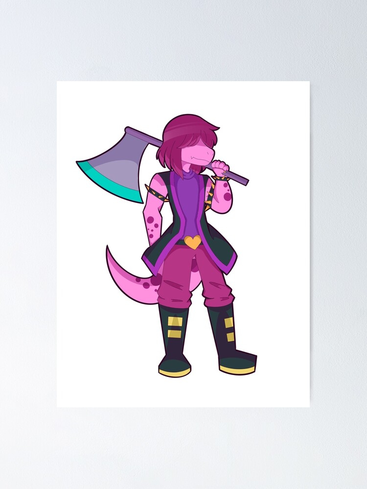 "Susie Deltarune Fanart" Poster for Sale by Omega-Flowey | Redbubble