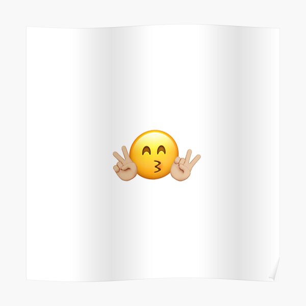 "pout emoji" Poster by cassietX | Redbubble