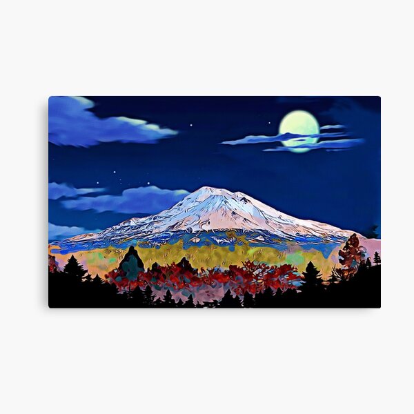 Mount Shasta Canvas Prints | Redbubble