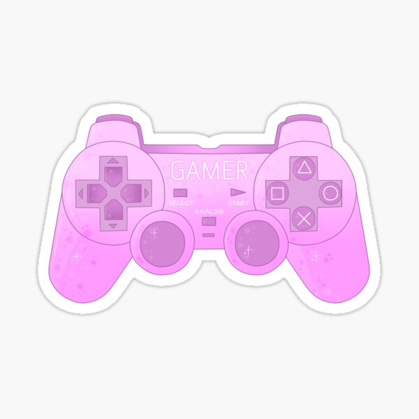 "Kawaii Pastel Goth Gamer Controller Gamergirl" Sticker by CaroXChuu ...