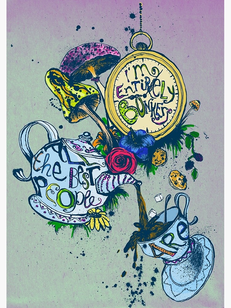 "I'm entirely bonkers - Alice in Wonderland" Photographic Print by ...