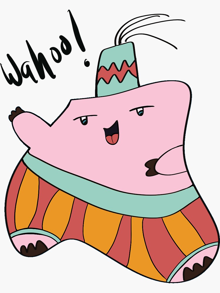 "Wahoo!" Sticker for Sale by Jeraluna | Redbubble