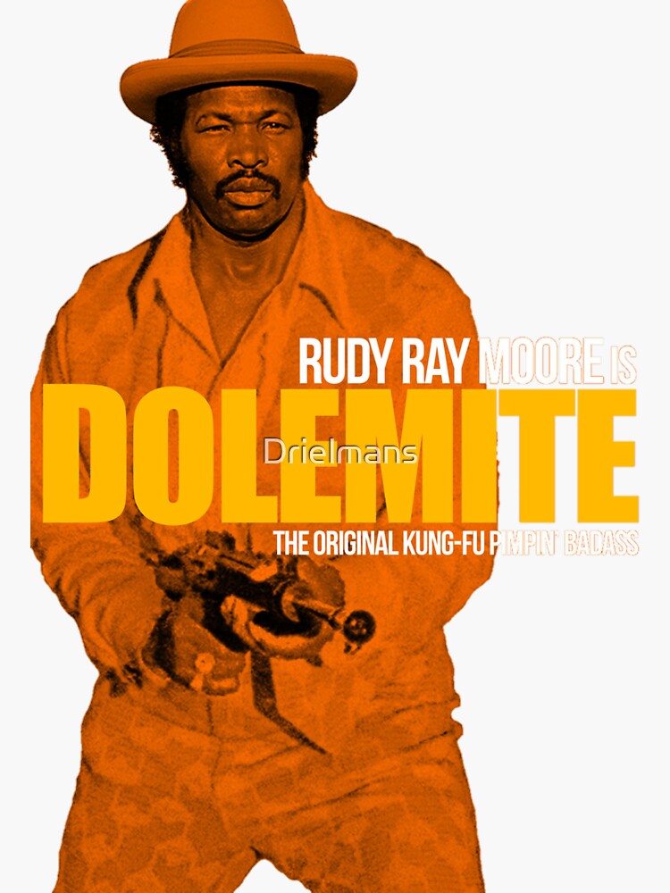 "Rudy Ray Moore Dolemite" Sticker for Sale by Drielmans | Redbubble