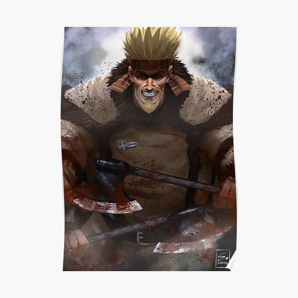 "Thorkell from Vinland Saga" Poster by Sebijy | Redbubble