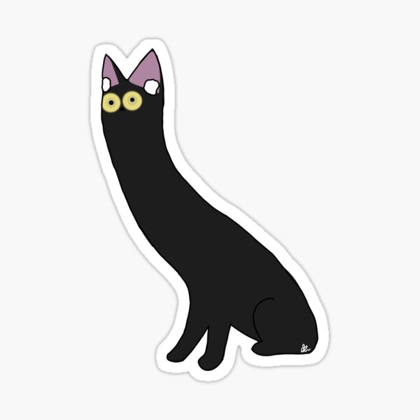 "Cursed Cat Meme" Sticker for Sale by MobileKitchen | Redbubble