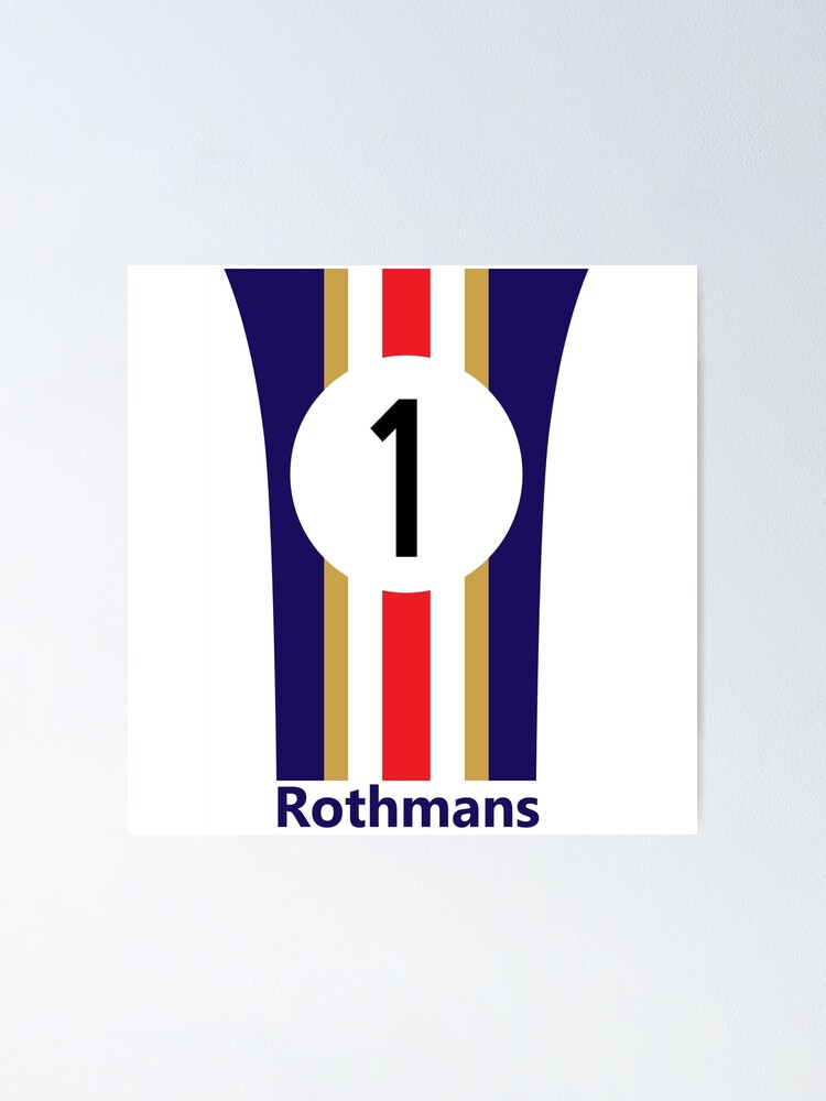 "Classic Rothmans design" Poster for Sale by JeffReding | Redbubble