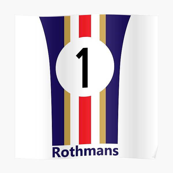 "Classic Rothmans design" Poster for Sale by JeffReding | Redbubble