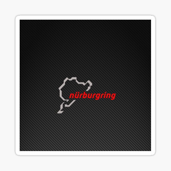 "Nürburgring Nordschleife Carbon" Sticker for Sale by JeffReding ...