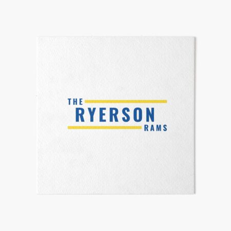 "Ryerson University Logo" Art Board Print by stickel | Redbubble