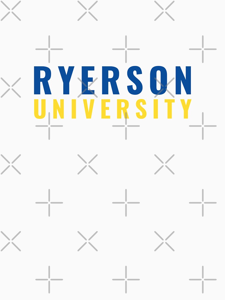 "Ryerson University Logo (Modern Blue Yellow)" T-shirt for Sale by ...