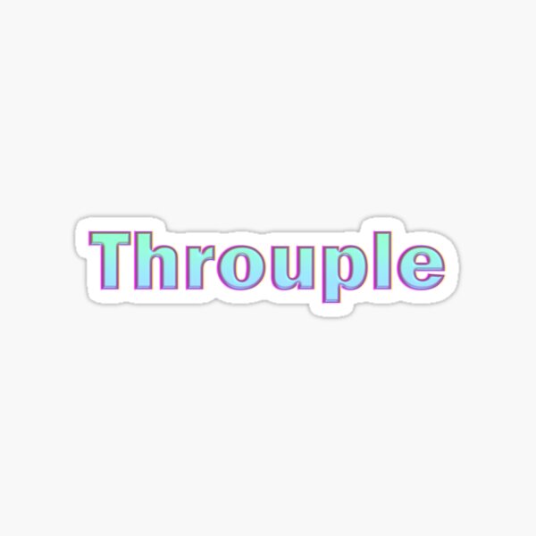 "Throuple" Sticker by HiddenStar02 | Redbubble