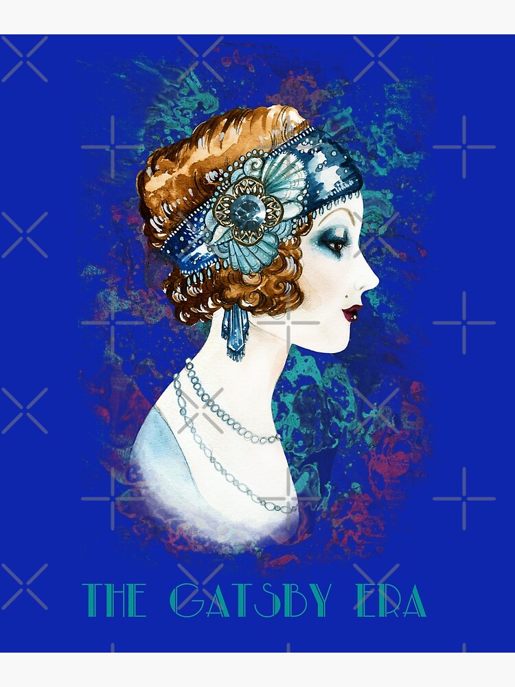 Roaring 20s Flapper Girl Premium Matte Vertical Poster sold by Brian ...