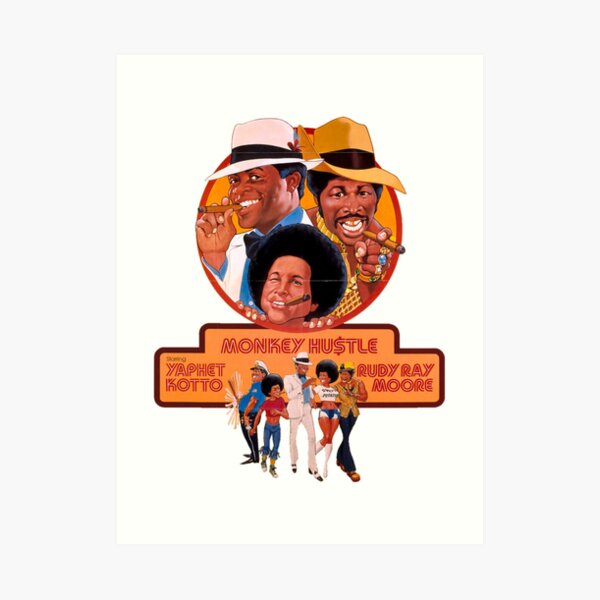 "Monkey Hustle Rudy Ray Moore" Art Print for Sale by Drielmans | Redbubble