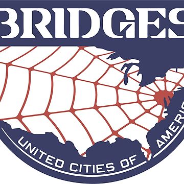 "Bridges logo" Sticker for Sale by StanRuskin | Redbubble