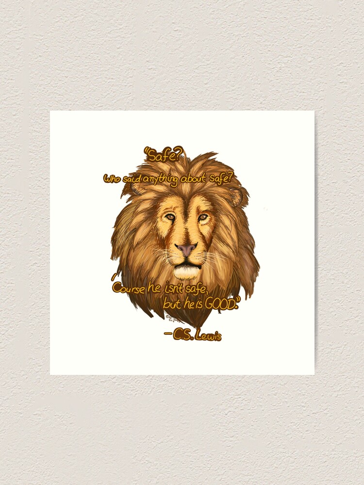 "Aslan " Art Print by Dragonempresss | Redbubble