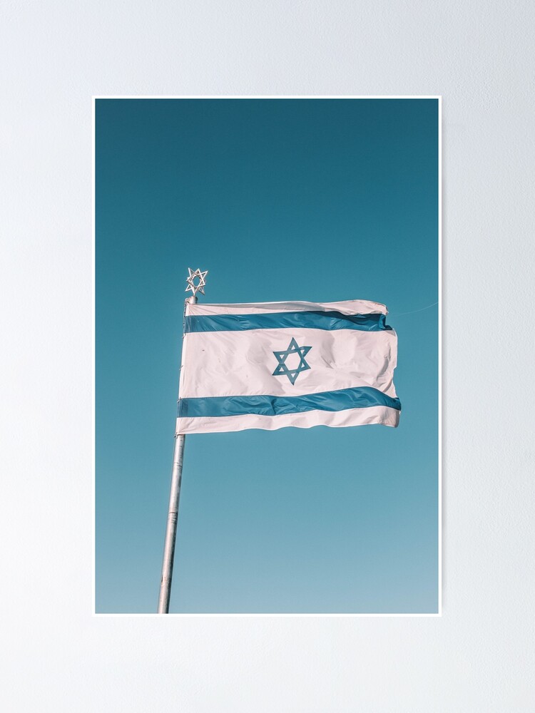 "Israel Flag " Poster by essallen | Redbubble