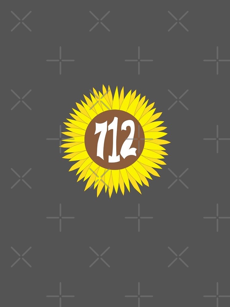 "Hand Drawn Iowa Sunflower 712 Area Code" iPhone Case for Sale by ...