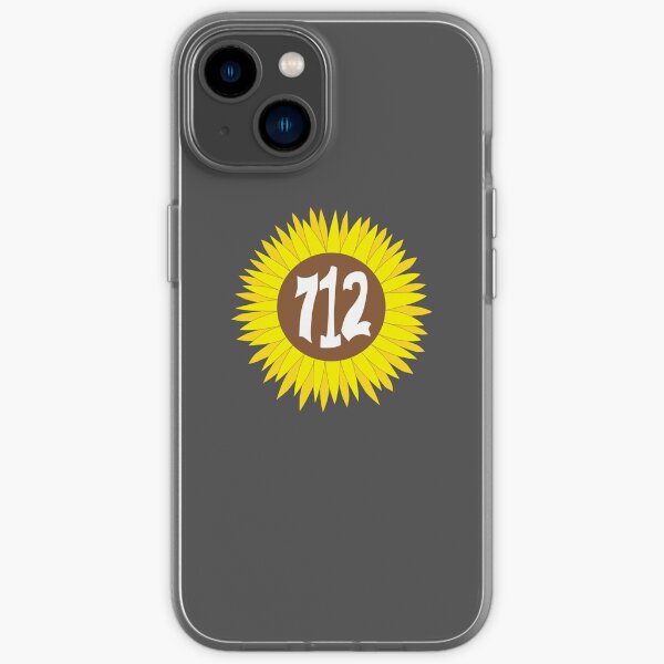 "Hand Drawn Iowa Sunflower 712 Area Code" iPhone Case for Sale by ...