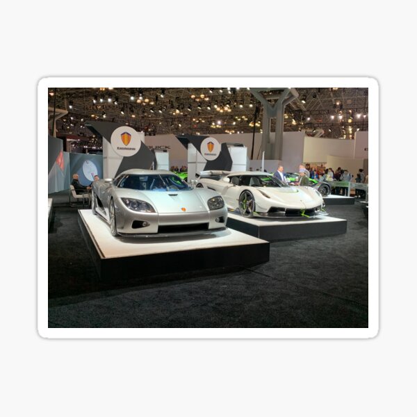 "Koenigsegg CCX and Jesko on Display" Sticker for Sale by LongSpicy2 ...