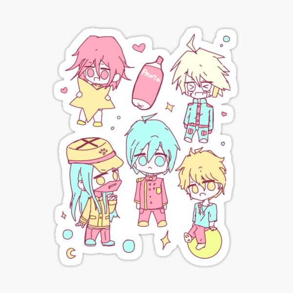 "DRV3 boys design" Sticker for Sale by Kibo-Kibo | Redbubble