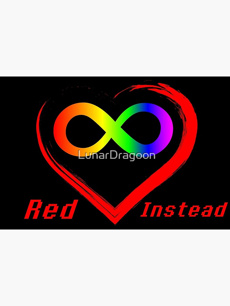 "Red Instead Heart" Photographic Print for Sale by LunarDragoon | Redbubble