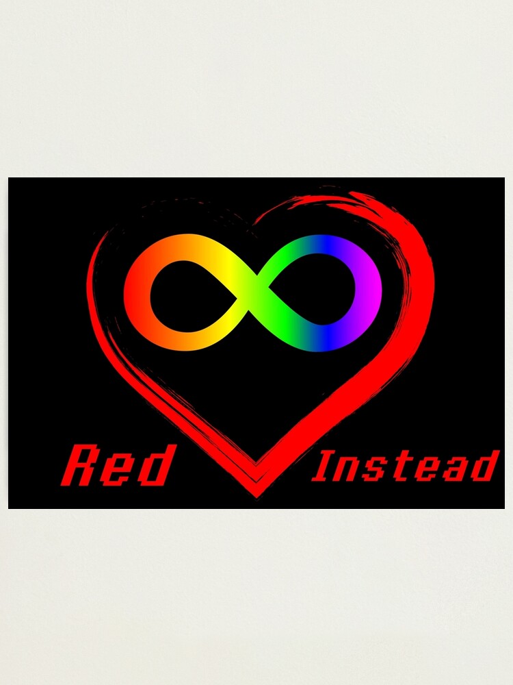 "Red Instead Heart" Photographic Print for Sale by LunarDragoon | Redbubble