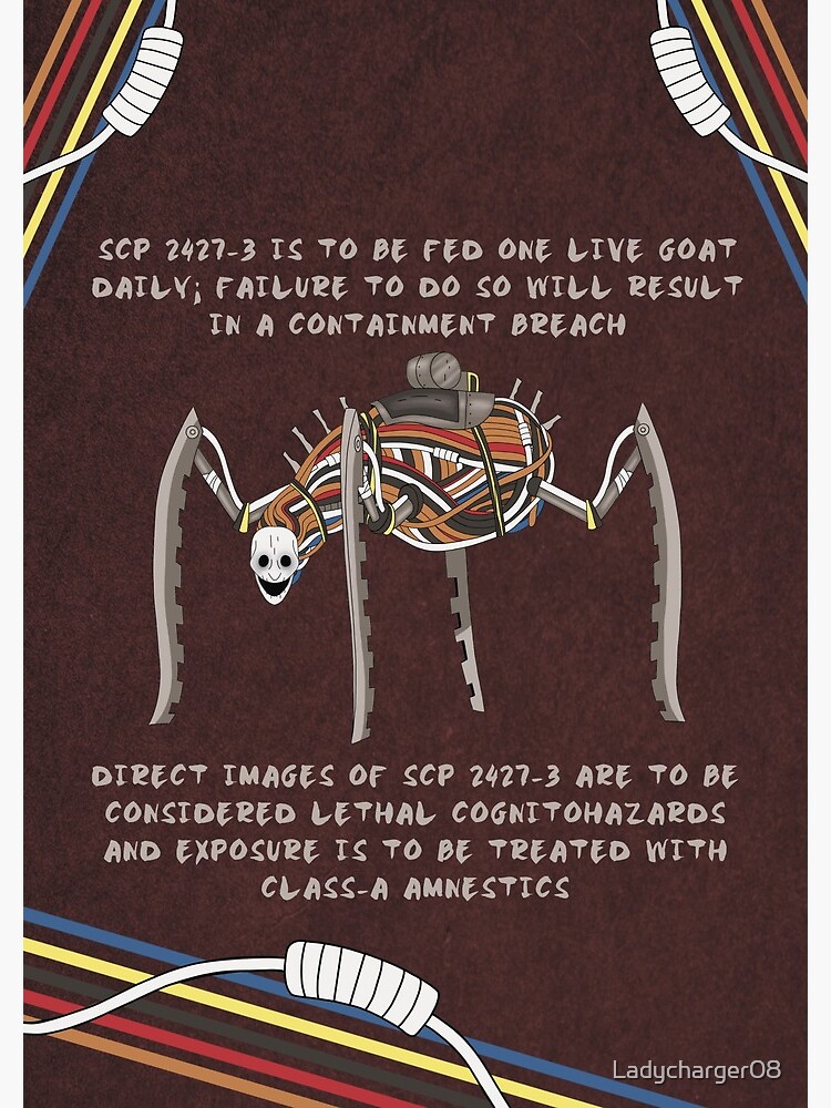 "SCP - 2427-3" Spiral Notebook by Ladycharger08 | Redbubble